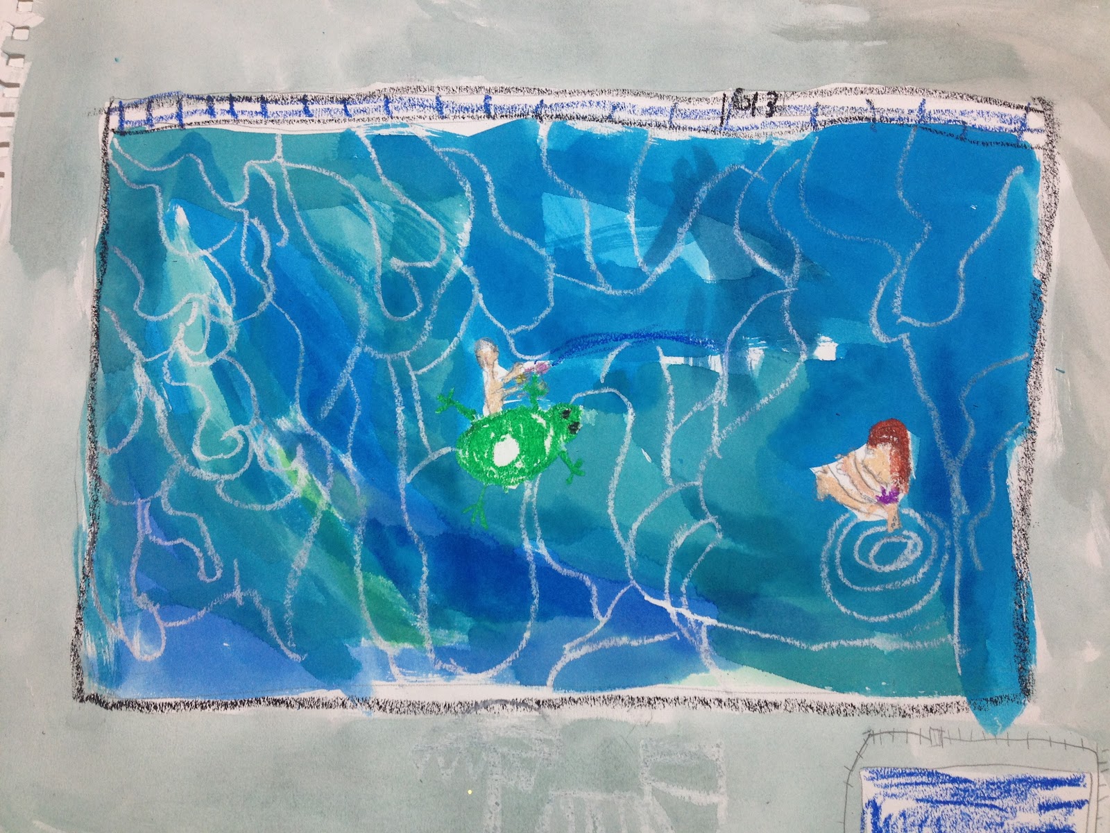Artfully Me: Swimming Pool Art - David Hockney Inspired (lesson with ...